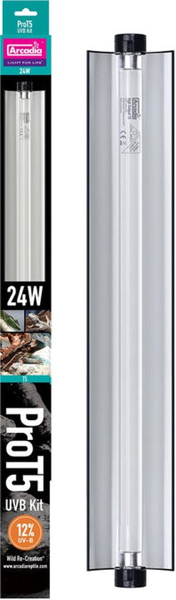 Pro T5 UVB Kit, 12% UV Lamp - 24W (60 cm) | bol.com