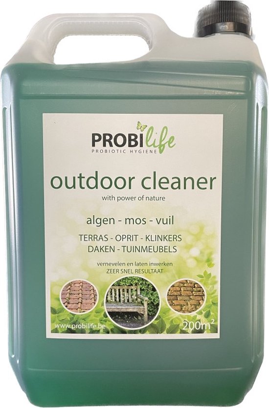 Probilife outdoor cleaner voor 200m2 tegen groenaanslag - groen aanslag ...