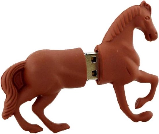 128GB 3.0 Paard usb stick bruin - 1jaar garantie - A graden chip | bol