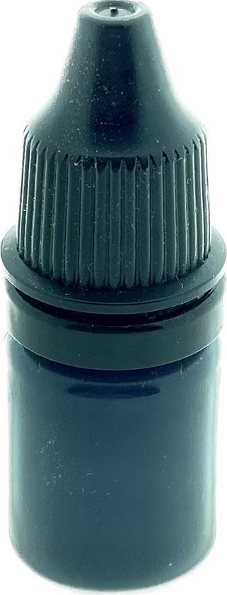 Flesje navul inkt voor stempels - zwarte inkt | bol