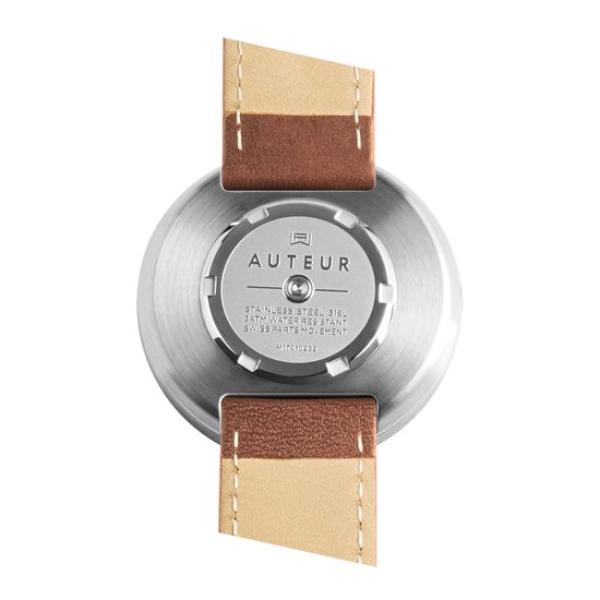 Auteur Watches - Circles Mirage - Swiss Made Designhorloge Camel Leer ...