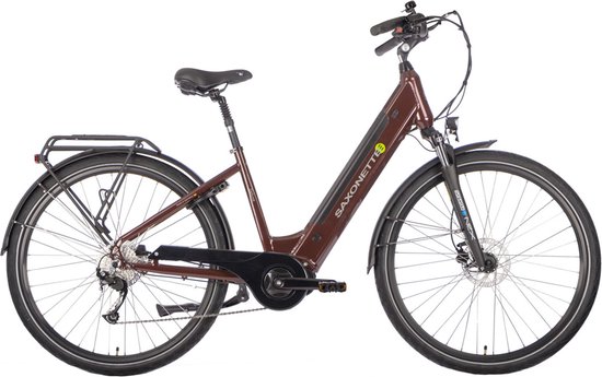 Elektrische damesfiets, Deluxe Sport, MM, 50 cm, 9 sp, rood | bol.com