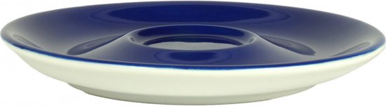 Combischotel - koffie en cappuccino - Mosterdman - 14cm - Donker blauw ...