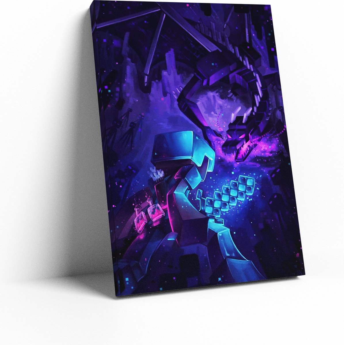 Minecraft Canvas | Ender Dragon Canvas | 50 x 70 cm | Minecraft | Print ...