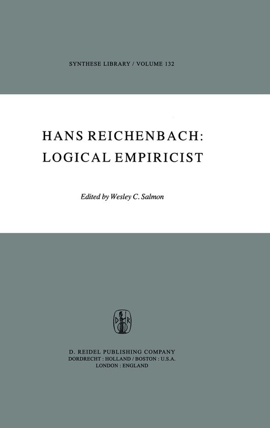 Synthese Library- Hans Reichenbach: Logical Empiricist | 9789027709585 ...