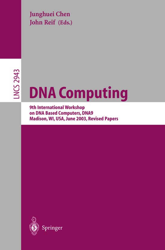 Dna Computing 9783540209300 Junghuei Chen Boeken Bol