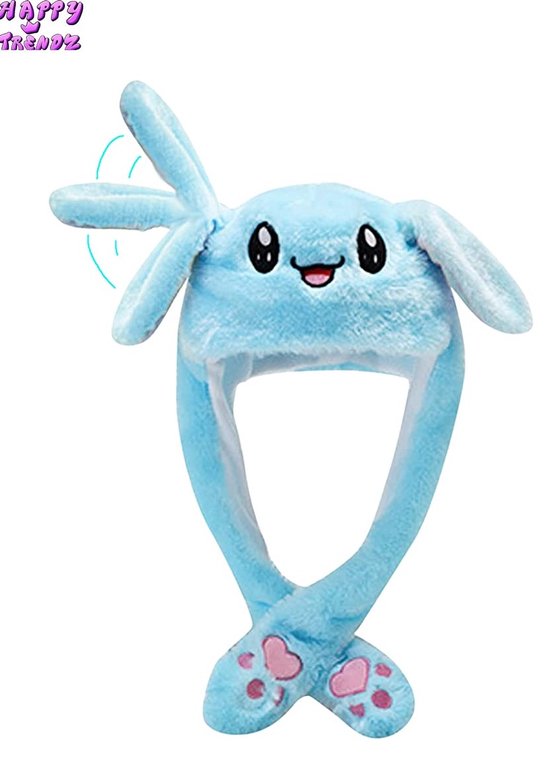 Happy trendz® Muts Rabit Blue + led light bekend van Flappy ears - air ...