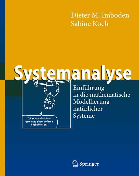 Systemanalyse, Dieter Imboden | 9783540439356 | Boeken | bol