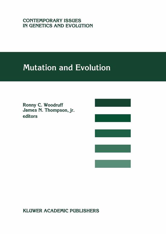 Contemporary Issues in Genetics and Evolution- Mutation and Evolution ...