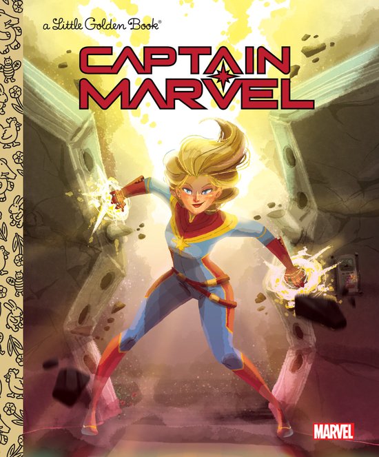 Captain Marvel Little Golden Book Marvel, John Sazaklis | 9781524768706 ...