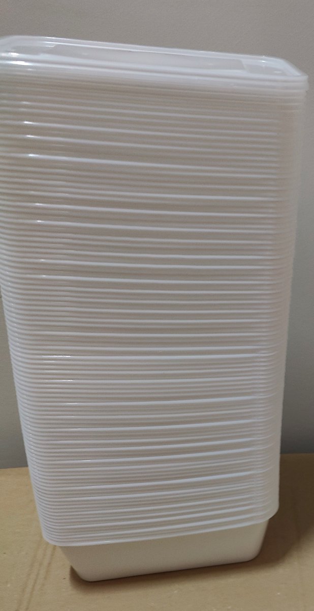 Récipient, PP, Récipients en plastique pour micro-ondes 750 ml ...