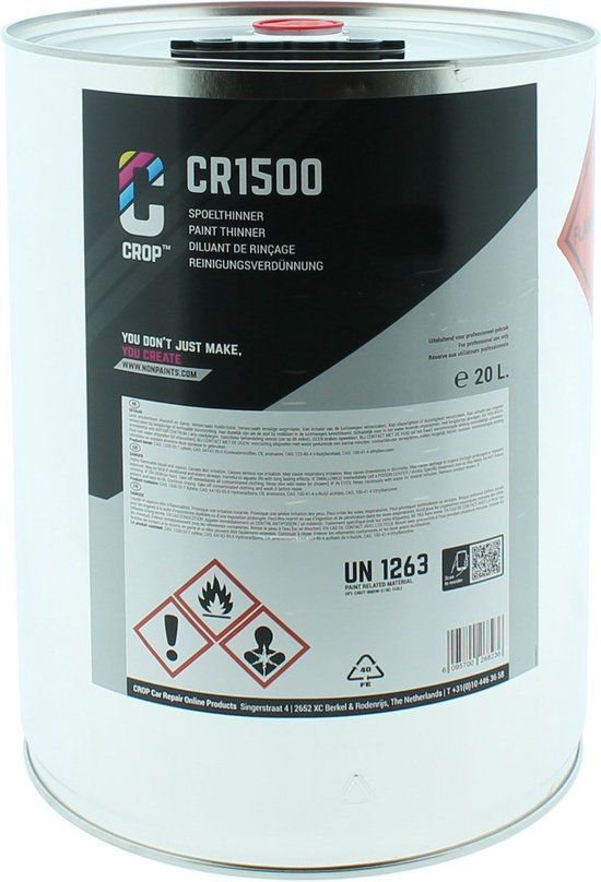 CR1500 Spoelthinner 20 liter | bol