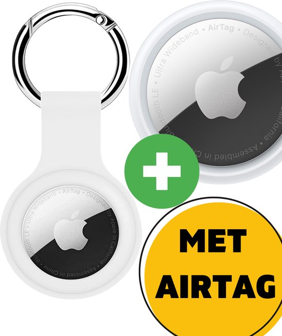 Silicone AirTag Case inclusief Apple AirTag - AirTag 1 Stuk - Sleutelhanger - GPS... | bol.com