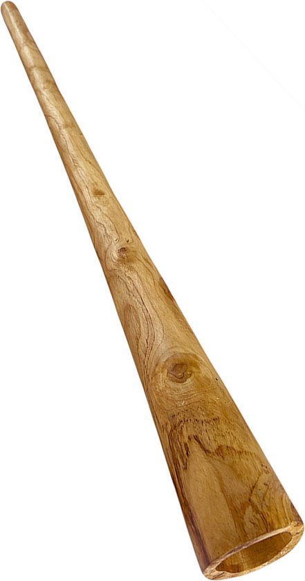 LIDAH® Didgeridoo Instrument - Teak Hout Digeridoo - 130 cm ...