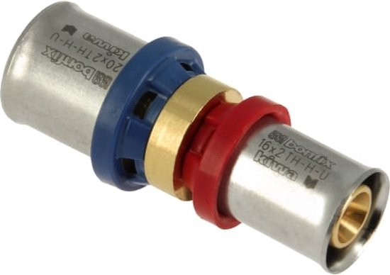 Bonfix Perskoppeling - 2x Alu-pers - Rechte verloopkoppeling - 32 x ...