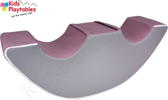 Soft Play Foam Schommelwip Duo paars-grijs | rocker | wipwap ...