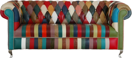 Multi color Delta Chesterfield 3 zits bank | bol