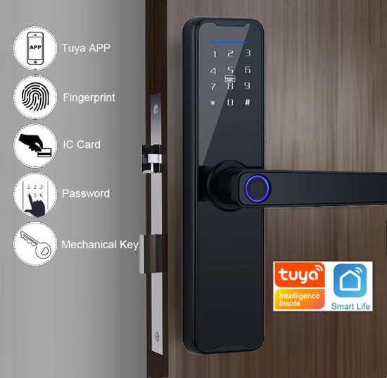 Elektronische Deurslot Vingerafdruk Met App Remote | bol.com