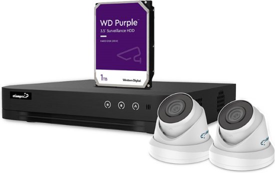 EtiamPro - Ensemble de vidéosurveillance IP - Enregistreur NVR 4 canaux ...