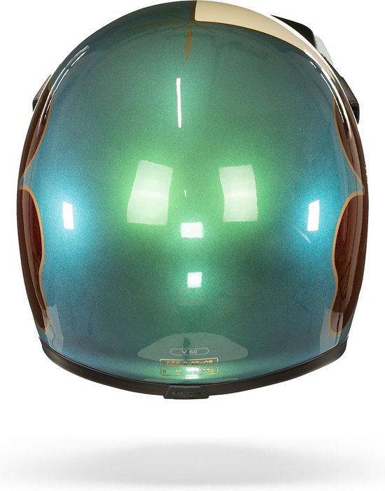 HJC V60 Ofera Green Red MC4 Full Face Helmet S | bol