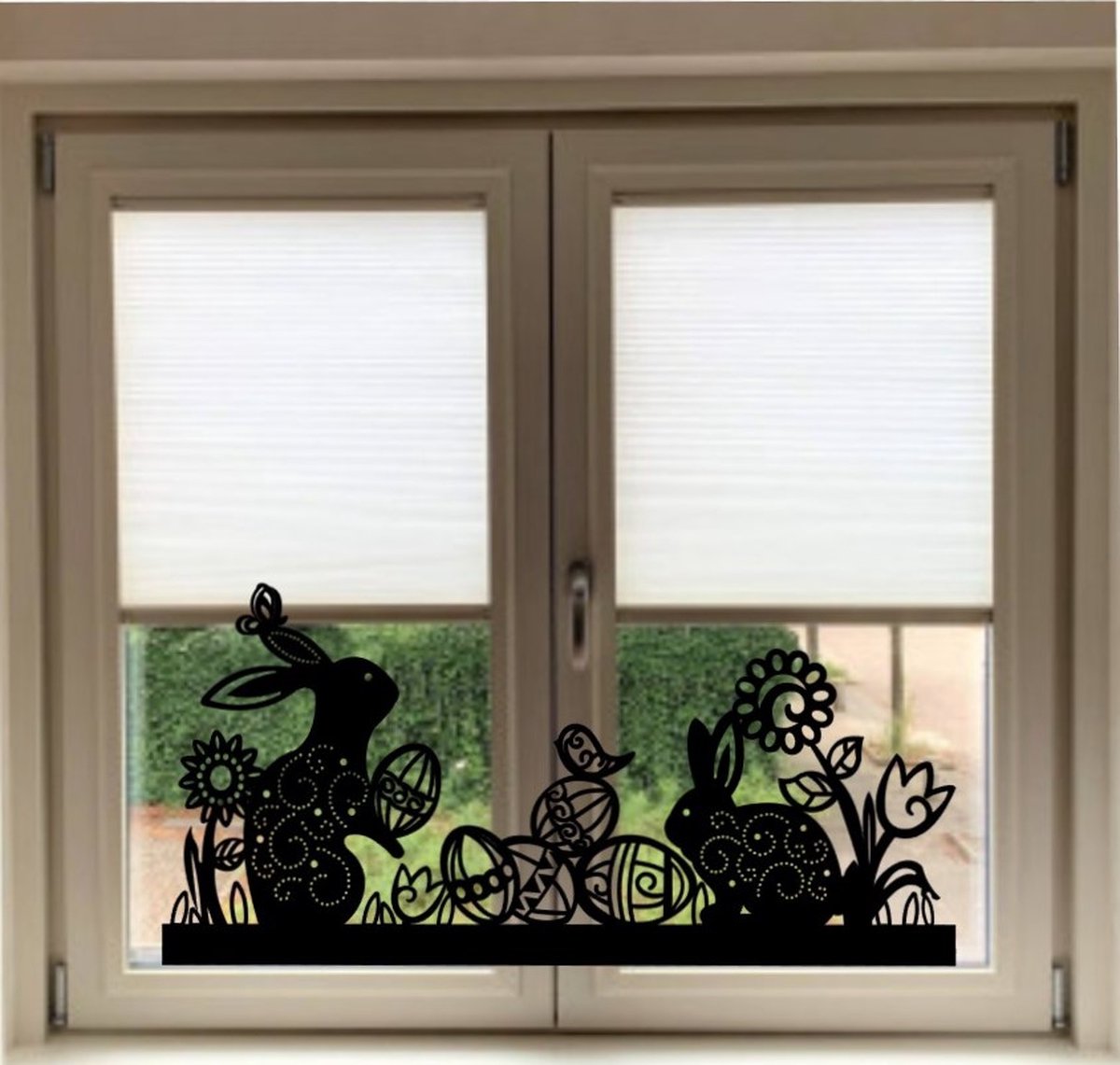 Statische Raamfolie Pasen - Vrolijk - Raamsticker - Feest - Voorjaar ...