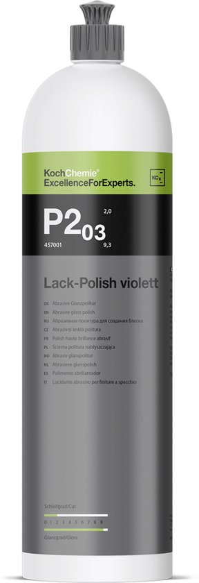 Koch Chemie Lack Polish Violett P2.03 1 liter - Finishing Polijstpasta ...