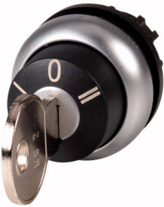 Eaton M22-WRS3-MS3 Sleutelknop Kunststof frontring Sleutel Zwart 1 stuk(s) | bol