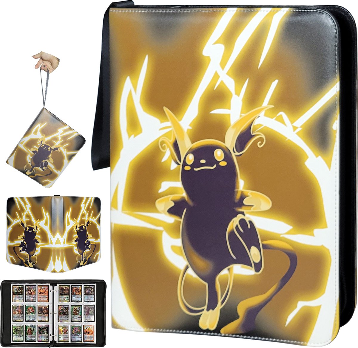 Verzamelmap geschikt voor Pokémon kaarten - Waterproof - 900 Kaarten ...