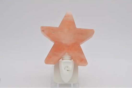 Zoutlamp Nachtlamp Ster Himalaya Zout -Sterlamp Oranje- Interieur ...