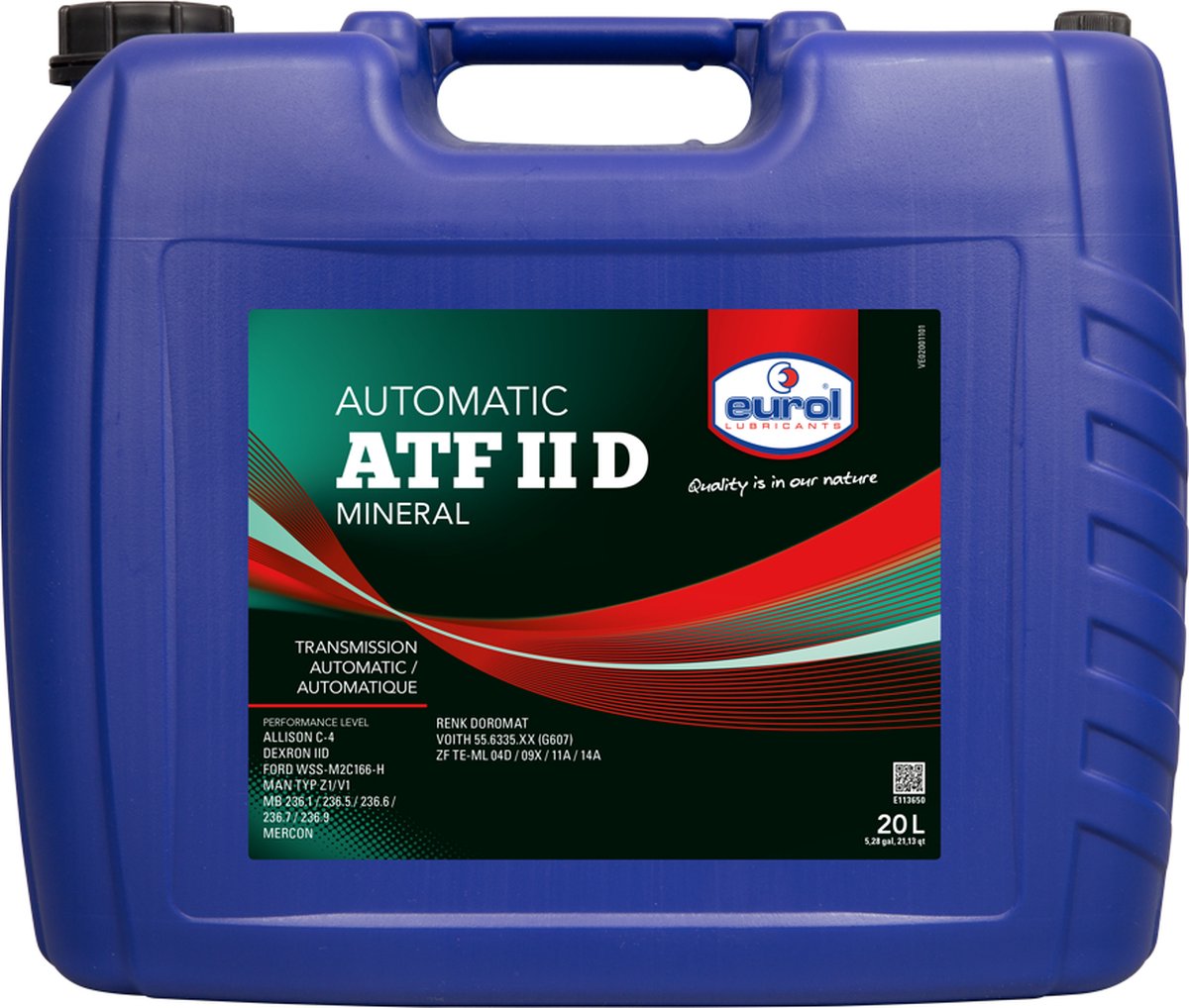 Eurol Eurol Atf Ii D E113650 - 5l E113650 - 5L | bol.com