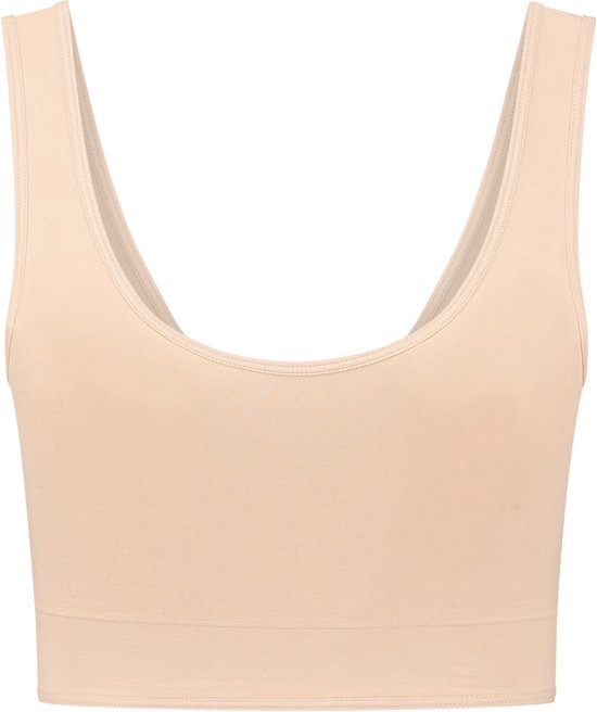 Bye Bra Soft Touch Seamless Reversible Bra Top, Beige, M | bol
