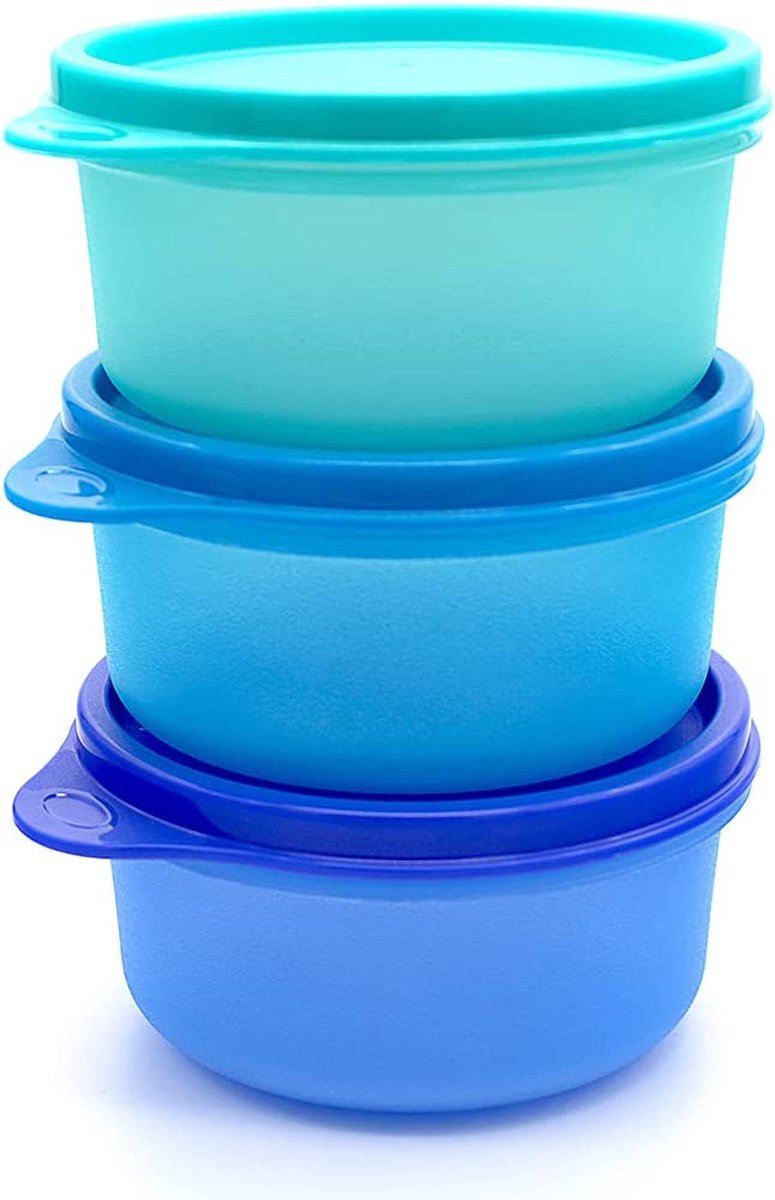 Tupperware Koelkast 200 ml Julchen turquoise + blauw + donkerblauw Mini ...