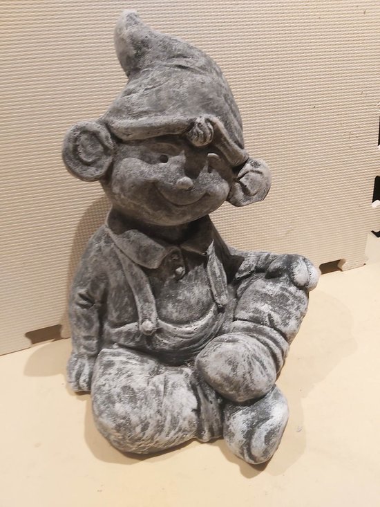 zittende elf beeld beton kabouter gnoom kind | bol