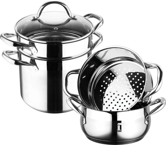 Keukengerei Bergner Cookware Gourmet Roestvrij staal (2 pcs) | bol