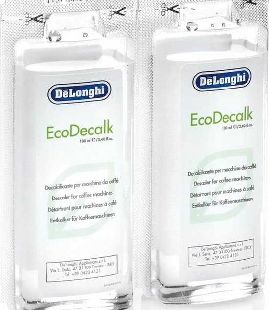 DELONGHI EcoDecalk Mini - Ontkalker voor espressomachine - 2x100ml ...