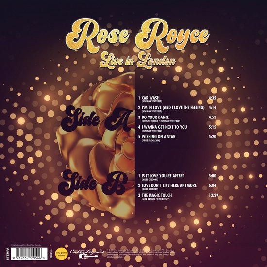 Rose Royce - Live In London (LP), Rose Royce | Muziek | bol