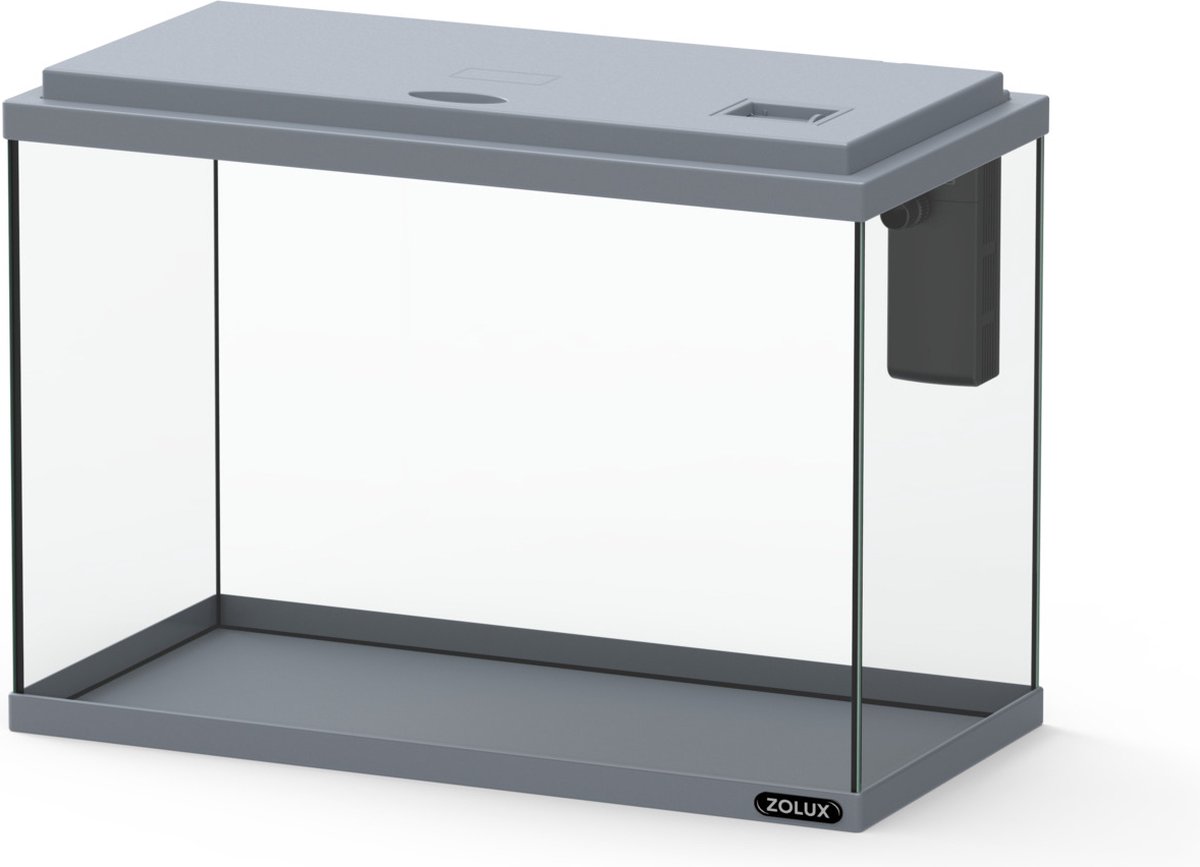 Zolux Ekaï Aquarium 40 Grijs - Aquaria - 40x20x28 cm | bol