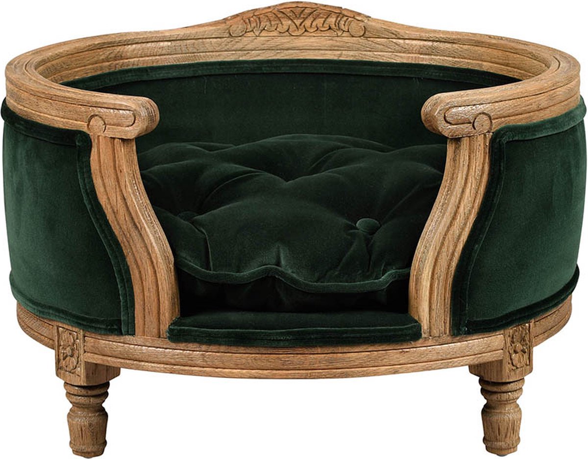 Lord Lou - George Groen Velvet S - Luxe Hondenmand - Luxe Kattenmand ...