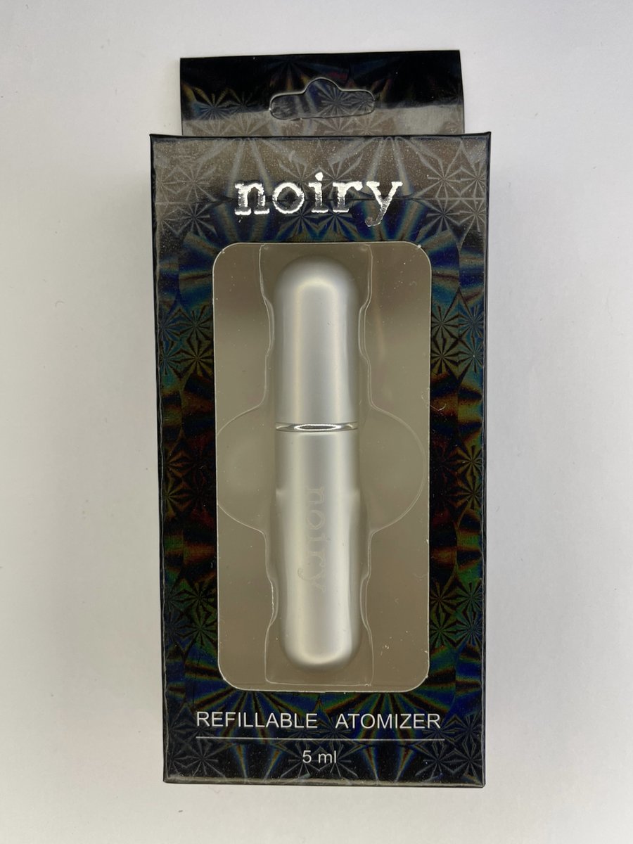 NOIRY - Parfum Verstuiver Navulbaar - Mini Parfum Flesje - Zilver | bol.com