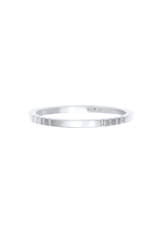 Elli Dames Ring Dames Stack Band Trend in 925 Sterling Zilver | bol.com