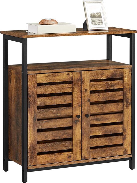 LIVINGSIGNS Dressoir ladenkast , dressoir, keukenkastje met plank en ...