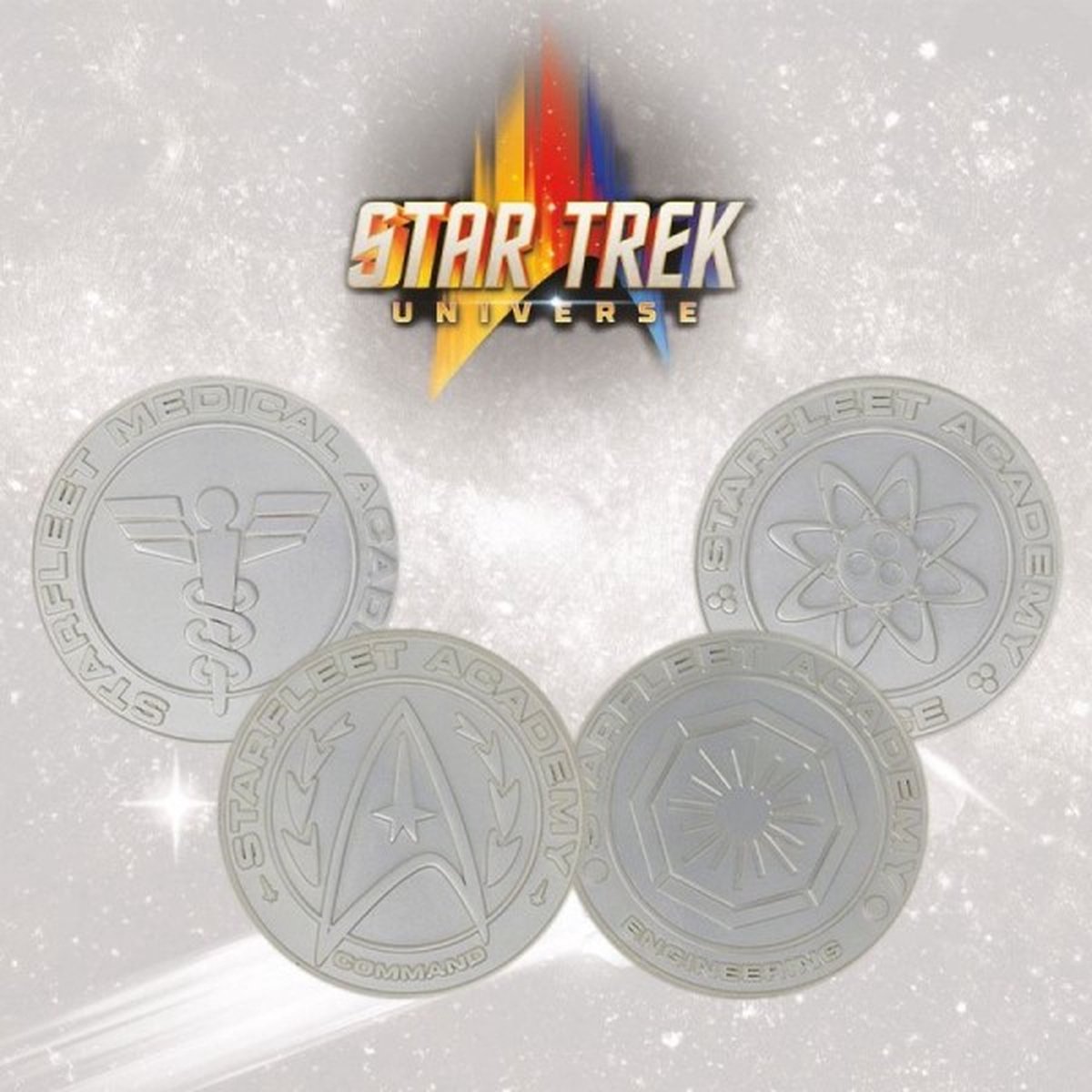 Star Trek Set of 4 Starfleet Division Medallions - Limited Edition to ...