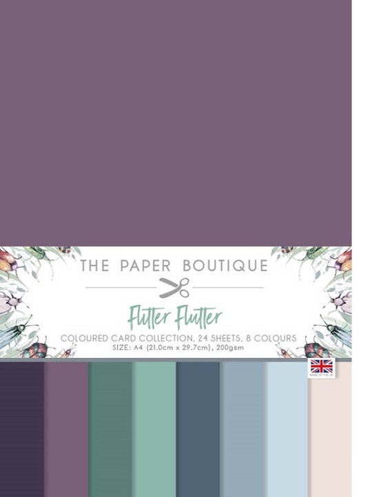 Flitter Flutter A4 Coloured Card Collection (PB1917) | bol