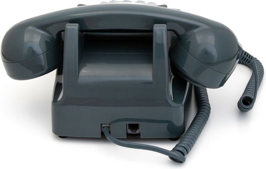 Gpo 746 Retro Klassieke Vaste Telefoon Met Druktoetsen Grijs Bol