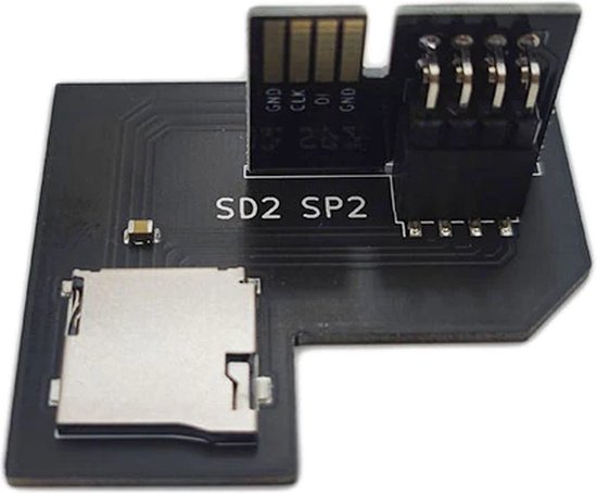 SD memory card adapter for Nintendo GameCube NGC serial port 2 SD2SP2 ...
