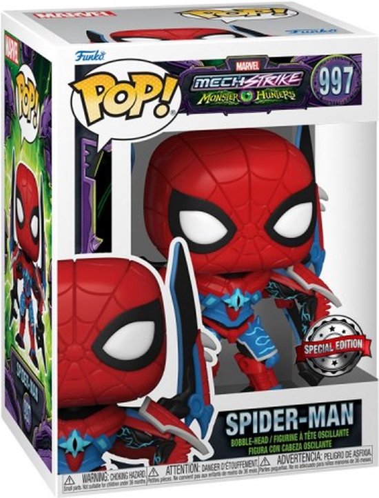 Funko Pop! Spider-Man - Mechstrike #997 Special edition - Kunststof - 4 ...