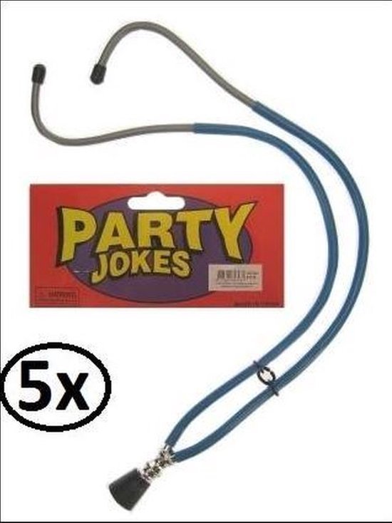 5x Stetescoop - Dokter, Zuster & Ziekenhuis - Carnaval Optocht | bol