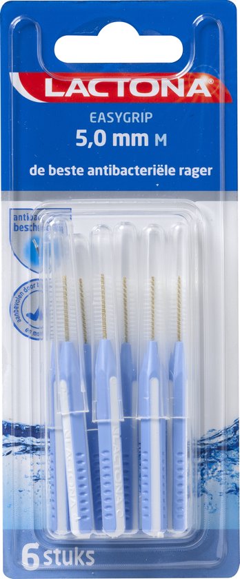 Lactona Ragers Easygrip M 5,0 mm - Tandenrager - 6 stuks | bol.com