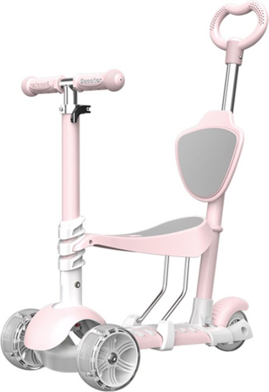 Step led wielen - 3 wielen - Kinderstep - Stoel - Verstelbaar - Veel ...