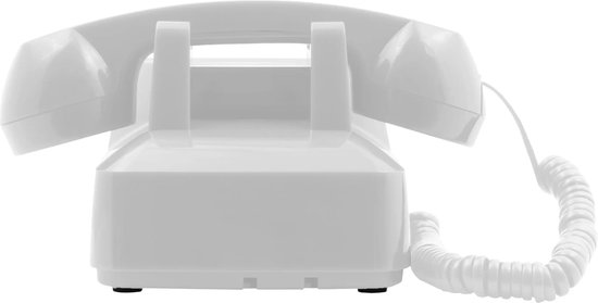 OPIS Push-Me-Fon RETRO Telefoon - mechanische rinkelbel - druktoets ...